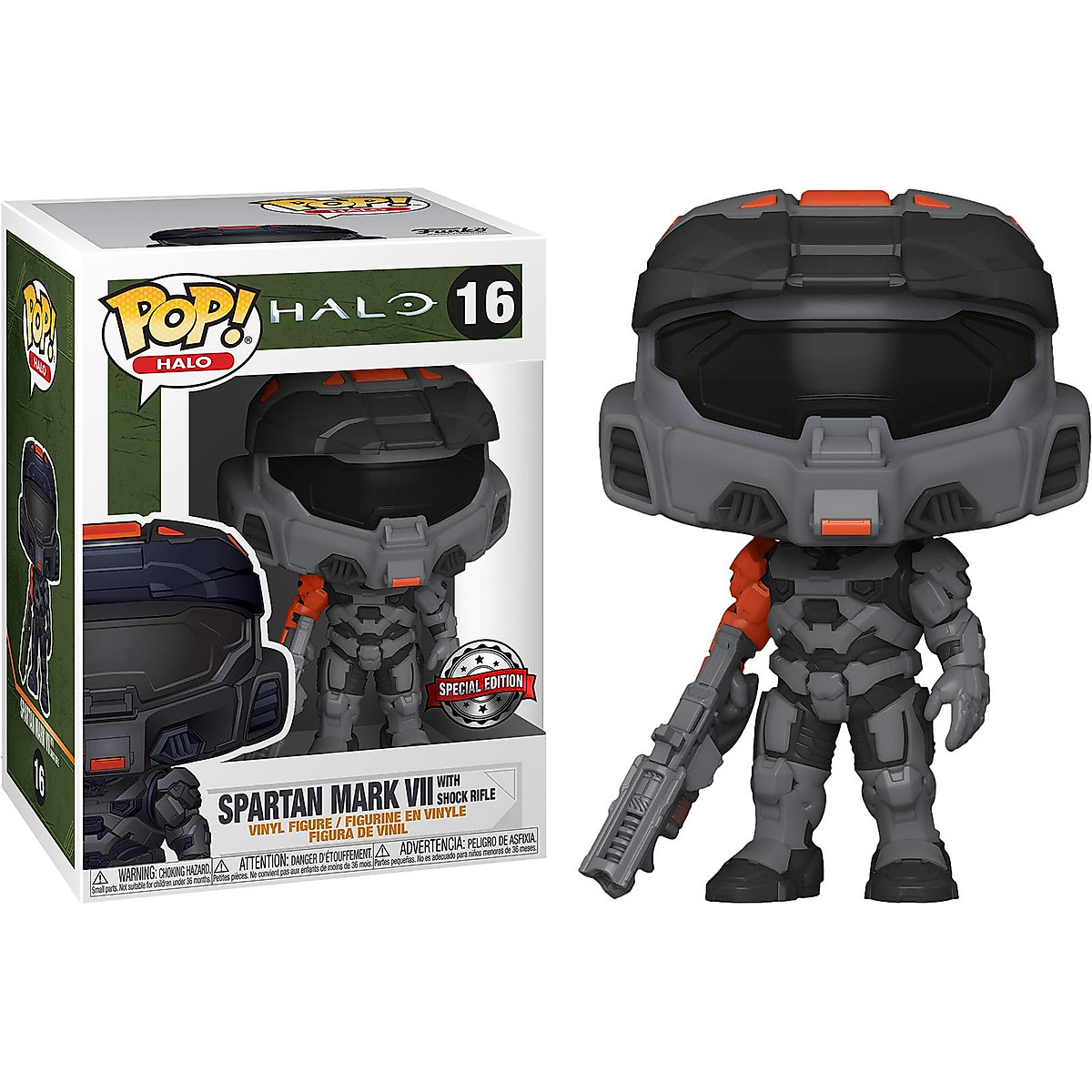 Funko Pop! Halo Spartan Mark VII 7 with Shock Rifle Exclusive
