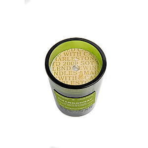 Rewined Chardonnay (6oz): Orange blossom, yellow apple, & Sandal wood, 6oz soy blend candle 170g