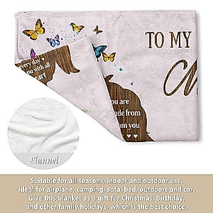 SteadStyle Gifts for Mom from Daughter, Mom Birthday Gifts Blanket, Mom Gifts for Mother's Day Christmas Thanksgiving, Fluffy Blanket for Mom (60" × 50")