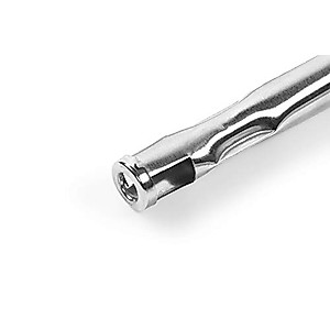 DELSbbq Stainless Steel BBQ Grill Burner Replacement for Blackstone 28 Inch Grill Top, 2 Pack Burner Tube with Screw