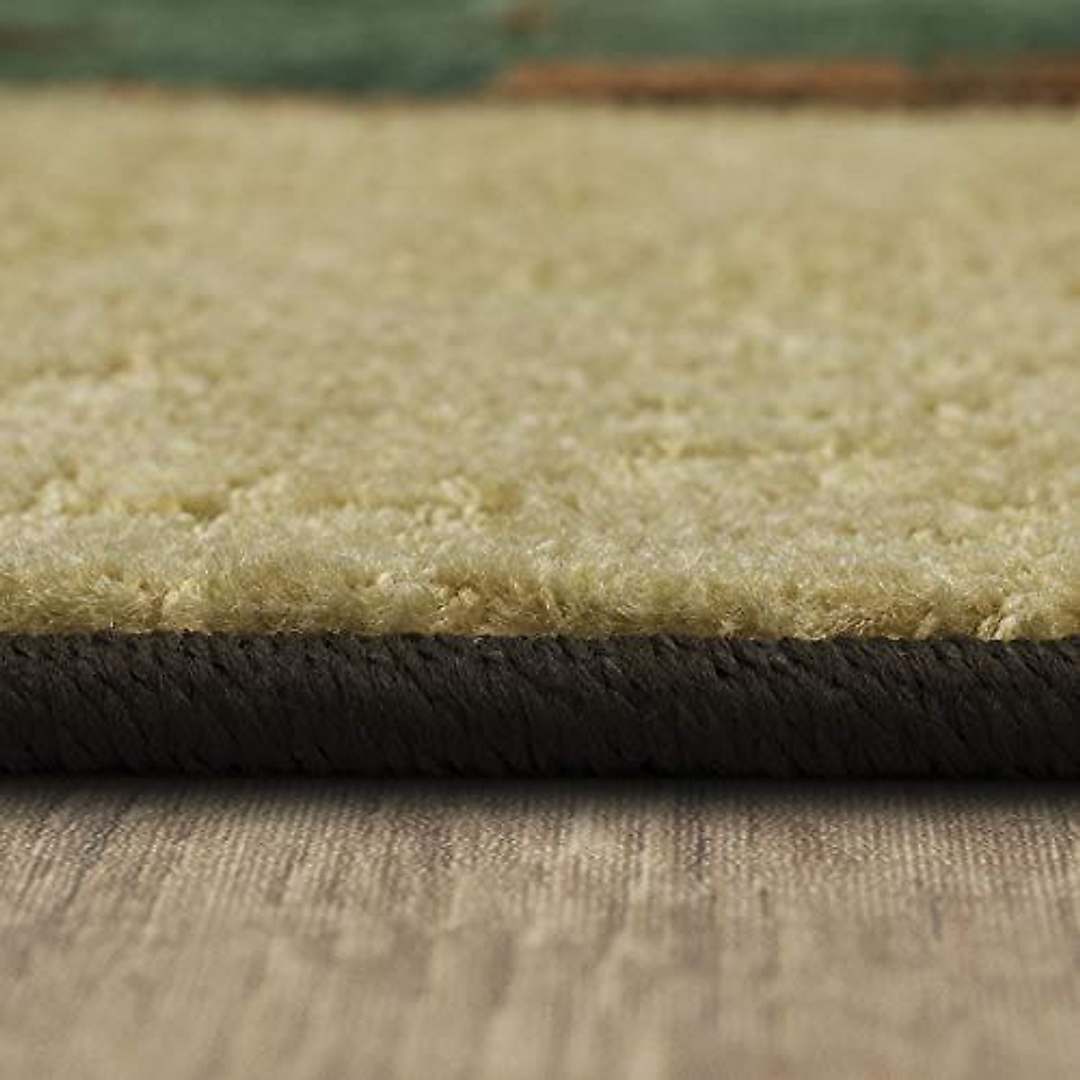 Mohawk Home Aqua Strata Fusion Abstract Area Rug (2'x8')