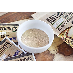 Anthony's Instant Dry Yeast Packets, Contains 42 Individual Packets, Gluten Free
