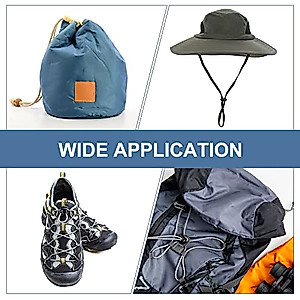 uxcell 12pcs Metal Cord Locks, 6mm Single Hole Spring Stopper Fastener Slider Toggles End for Drawstrings Bag Backpacks Clothing Lanyards, Black