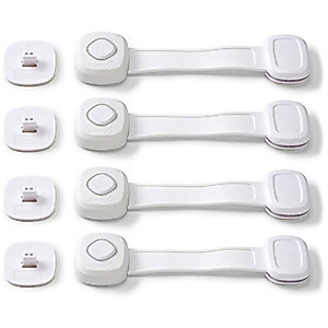 Safety 1st Outsmart All-Purpose, Multi Use Strap, Four Pack, White