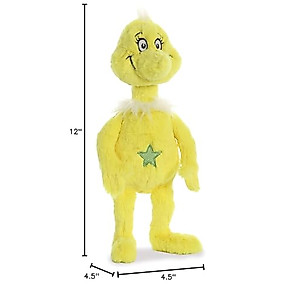 Aurora® Whimsical Dr. Seuss™ Sneetch Stuffed Animal - Magical Storytelling - Literary Inspiration - Yellow 12 Inches