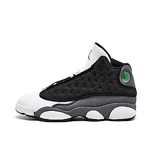 Nike Boy's Air Jordan 13 Retro (Big Kid) Black/University Red/Flint Grey/White 6 Big Kid M