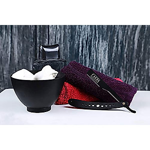 100 BLADES + Facón Professional Adjustable Straight Edge Barber Razor - Salon Quality Cut Throat Shavette