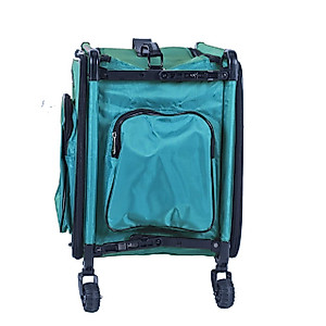 Tutto Serger Tote on Wheels (Turquoise, 17")