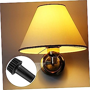 Uonlytech 40 Pcs Lamp Holder Accessories Light Lock Lamp Replacement Lamp Turn Knobs Light Key Lamp Part Light Knobs Replacement Light Bulb Plastic Handle