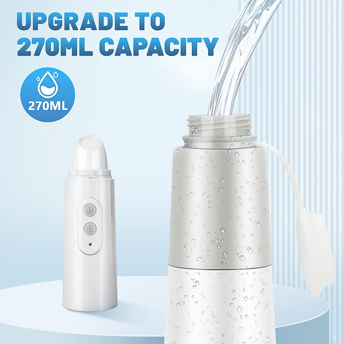 Portable Bidet, Travel Bidet, Rechargeable Portable Bidet for Women&Man, Mini Handheld Portable Bidet Sprayer with Travel Bag for Personal Cleaning | Essential for Babies and Postpartum