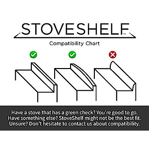 StoveShelf 30" Length White Magnetic Shelf for Kitchen Stove - Kitchen Storage Solution with Zero Installation - Over Stove Spice Rack Organizer
