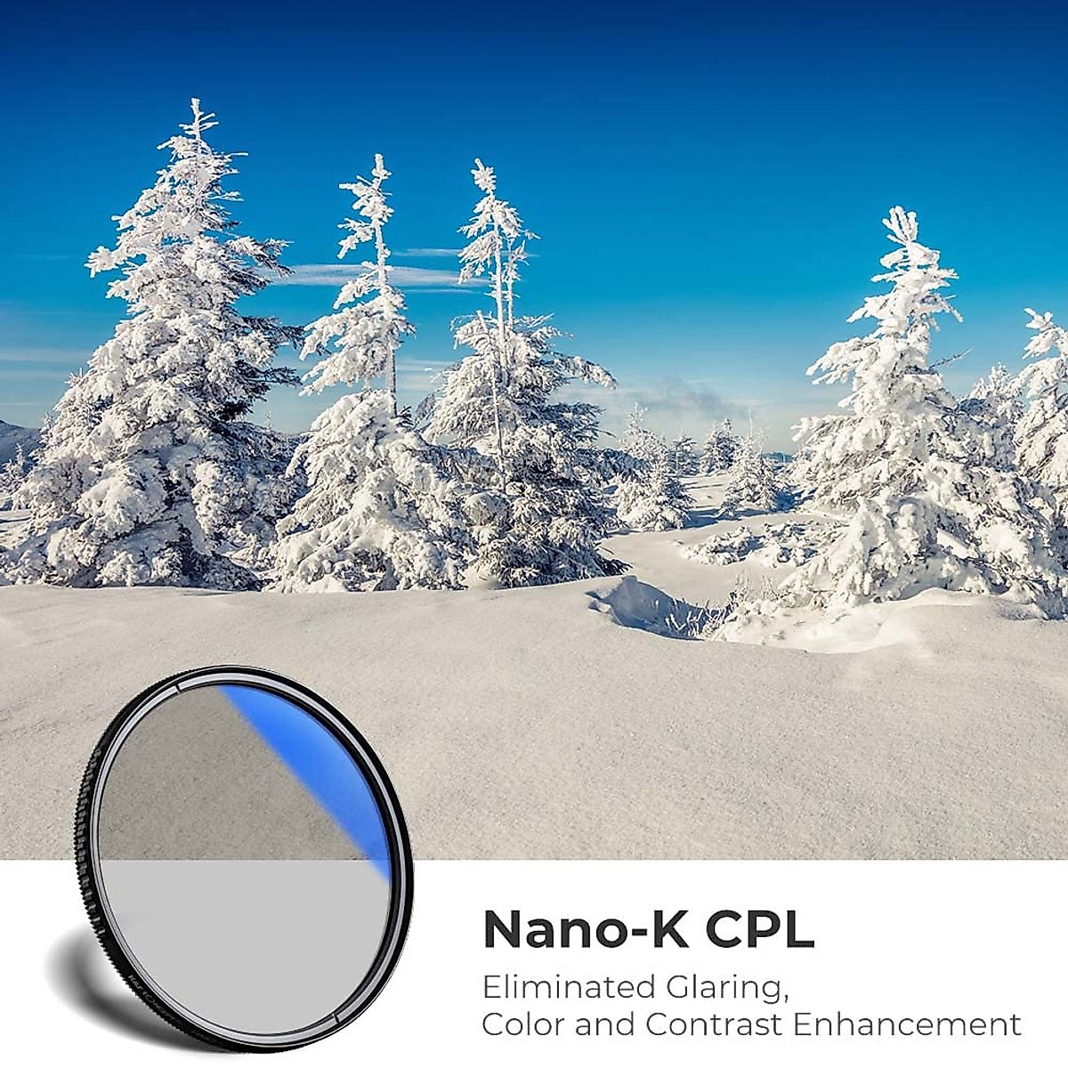 K&F Concept 39mm Circular Polarizer Optical Glass Lens Filter Ultra-Slim 18 Multi-Layer Coatings Circular Polarizing Filters for Camera Lens (K Series)