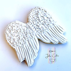 Angel Wings Cookie Cutter, 3.5" Made in USA by Ann Clark