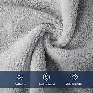 EASTARTIST Burp Cloths for Baby -20" by 10" Ultra Absorbent Burp Cloth, Hand Washcloths,Newborn Towel - Milk Spit Up Rags Burp Cloths for Unisex,Boy, Girl-Burp Cloths Set(Grey,8 Pack)