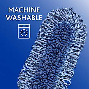 O-Cedar Dual-Action Microfiber Sweeper Dust Mop,Red