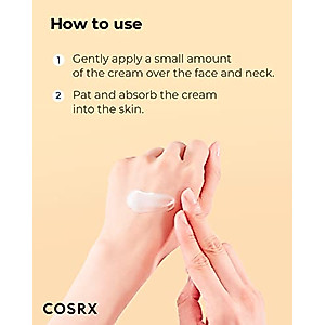 COSRX Snail Mucin 92% Repair Cream 3.52 oz, 100g, Daily Face Gel Moisturizer for Dry Skin, Acne-prone, Sensitive Skin, Not Tested on Animals, No Parabens, No Sulfates, No Phthalates, Korean Skincare