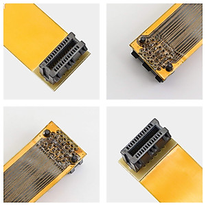 GELRHONR SLI Bridge 2 Way,10cm 26pin Flexible Graphic Card PCI-e Connection Cable for Dual Nvidia GPUs Graphic Card Crossfire Interconnect - N Card