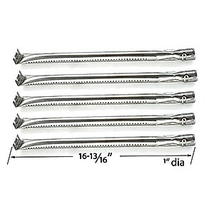 Nexgrill 720-0025 Barbecue Grill Replacement Kit - 5 Stainless Burners, 5 Heat Shields and Heavy Duty Stainless Steel Cooking Grates