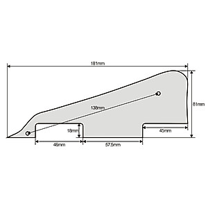 FLEOR 3Ply Black Pickguard Back Plate Screws Set & Switch Ring & Truss Rod Cover Plate & Black Bracket Fit Gibson Les Paul Pickguard Replacement