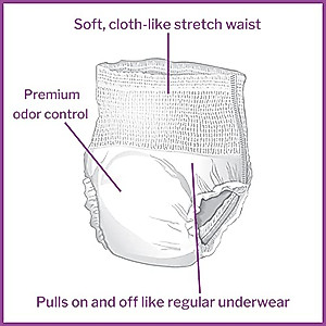 McKesson Extended Wear Underwear, Incontinence, Maximum Absorbency, XL, 48 Count