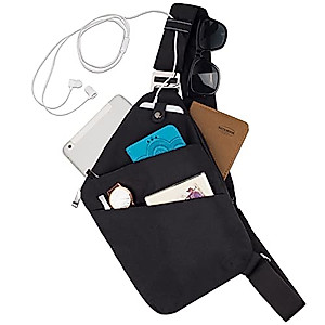 VADOO Personal Flex Bag, Anti-theft Crossbody Bag for Travel Sport Lightweight Sling Bag for Women and Men