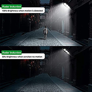 90COB Control Led Solar Outdoor Sensor Light with Remote Control Swhitch Waterproof for Garden Garage Home Yard Pool Night Street Wall Lamp