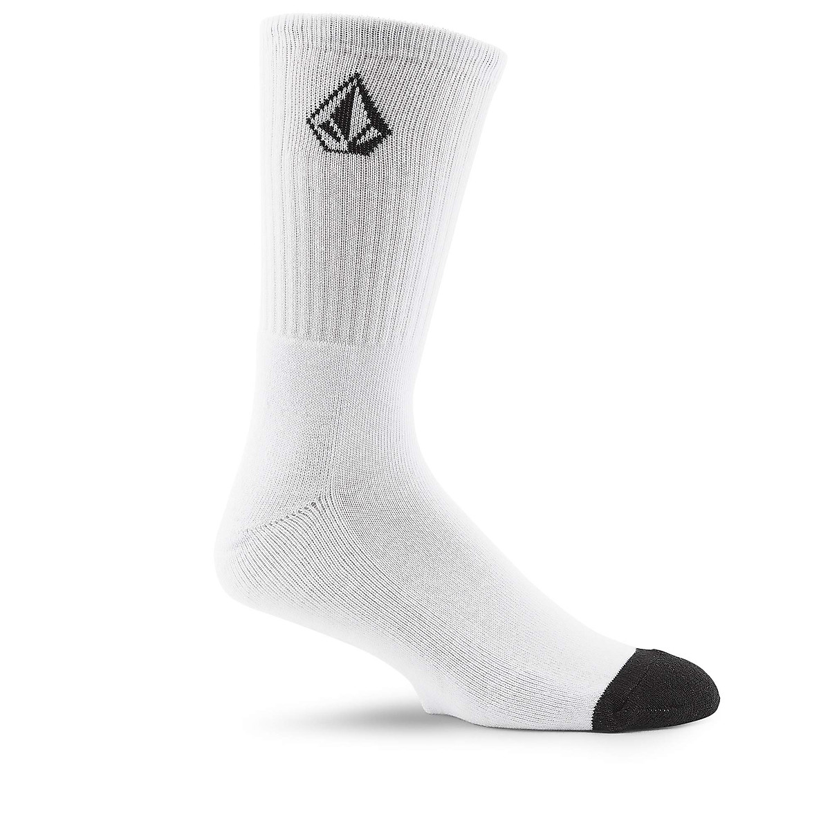 Volcom Men's Full Stone Sock 3-Pack, WHITE, 3 PACK