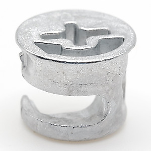 ReplacementScrews Eccentric Cam Locks Compatible with IKEA 103114 (Kullen, Alex, MICKE) Case with Flange - 12mm x 10mm - Zinc Alloy (Pack of 8)