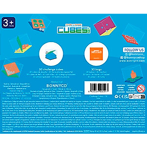 BONNYCO Brain Teaser Puzzles Cubes Party Favors for Kids Pack 30 Pinata Goodie Bags Stuffers for Kids Kids Party Favor Toys Stocking Stuffers for Kids Return Gifts for Kids Mini Games Party Favors