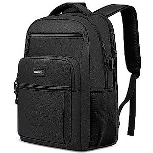 LIBENED Backpack for Women Men, School backpack for Teen, 15.6 inch Travel Laptop Backpack with USB Charging Port, Large Computer Bookbag with 2 Compartments, Ergonomic Straps