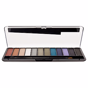 Rimmel London Magnif'Eyes Eyeshadow Palette, 12 Shades, Blendable Formula, Versatile, 006, Wow, 0.5oz