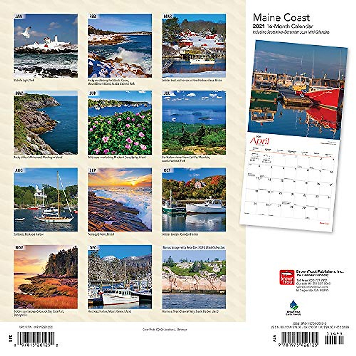 Maine Coast 2021 Calendar