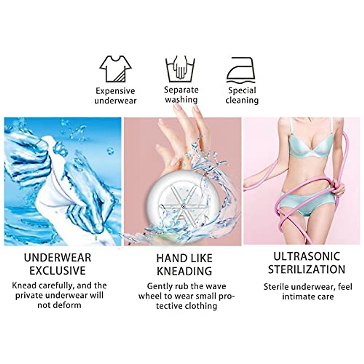 GN109 #63qMK4 Mini Washing Machine Dishwasher Portable Cleaner