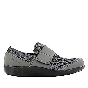 TRAQ by Alegria Qwik Womens Smart Walking Shoe Charcoal 8 M US