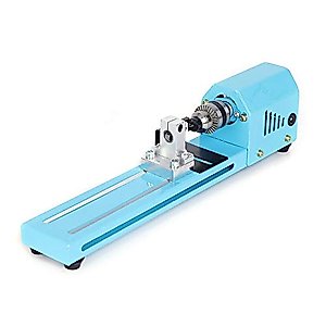 DENESTUS Mini Wood Lathes Multi Metal Mini Lathe CNC Polisher Wood Model Making Drilling Milling Machine Tool 150W for DIY Grinding Drill Art Woodworking