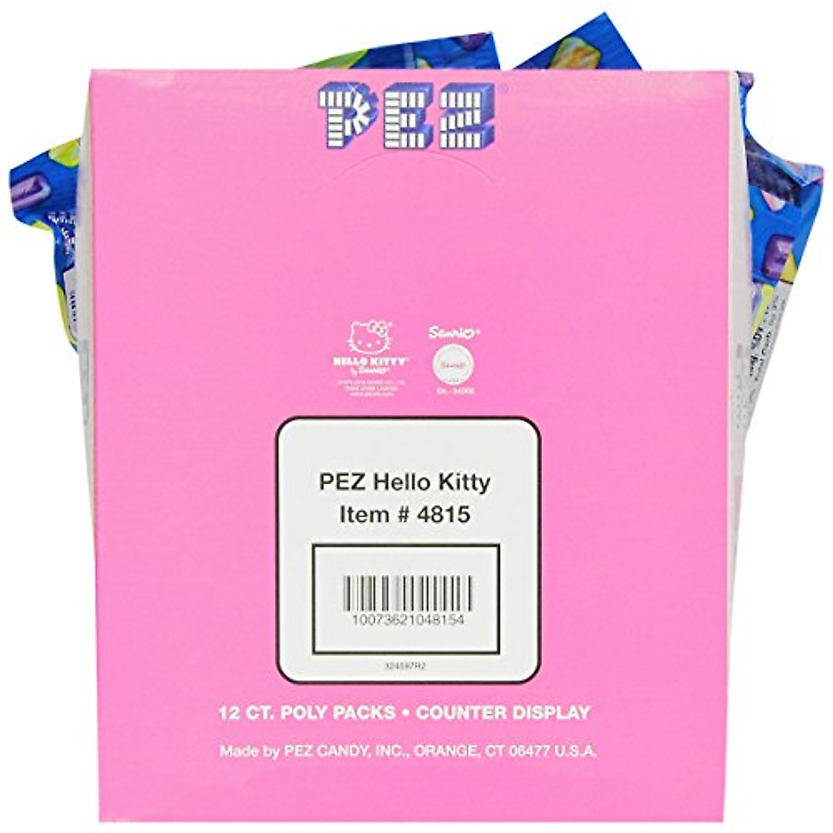 PEZ Hello Kitty, 0.58-Ounce Assorted Candy Dispensers (Pack of 12)
