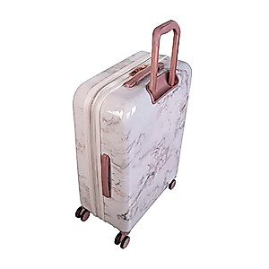 it luggage Sheen 28" Hardside Checked 8 Wheel Expandable Spinner, Marmo Rose Print, 27"