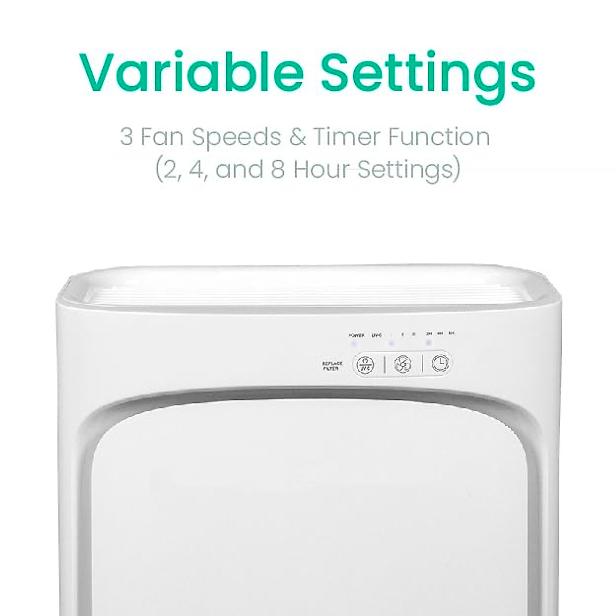Greentech Environmental PureHEPA+ with ODOGard - Advanced HEPA Air Purifier and Odor Eliminator for Spaces up to 175 sq ft - CARB Certified