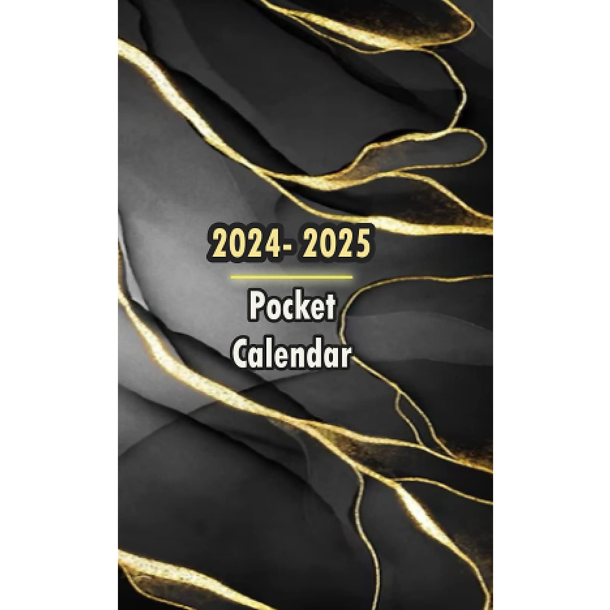 2024-2025 Pocket Calendar: Purse Size 4 x 6.5 - 2 Years Monthly Planner for Purse / from January 2024 to December 2025: each month/ 2 pages – ... Contacts, Pasword Log, Holiday ... and more