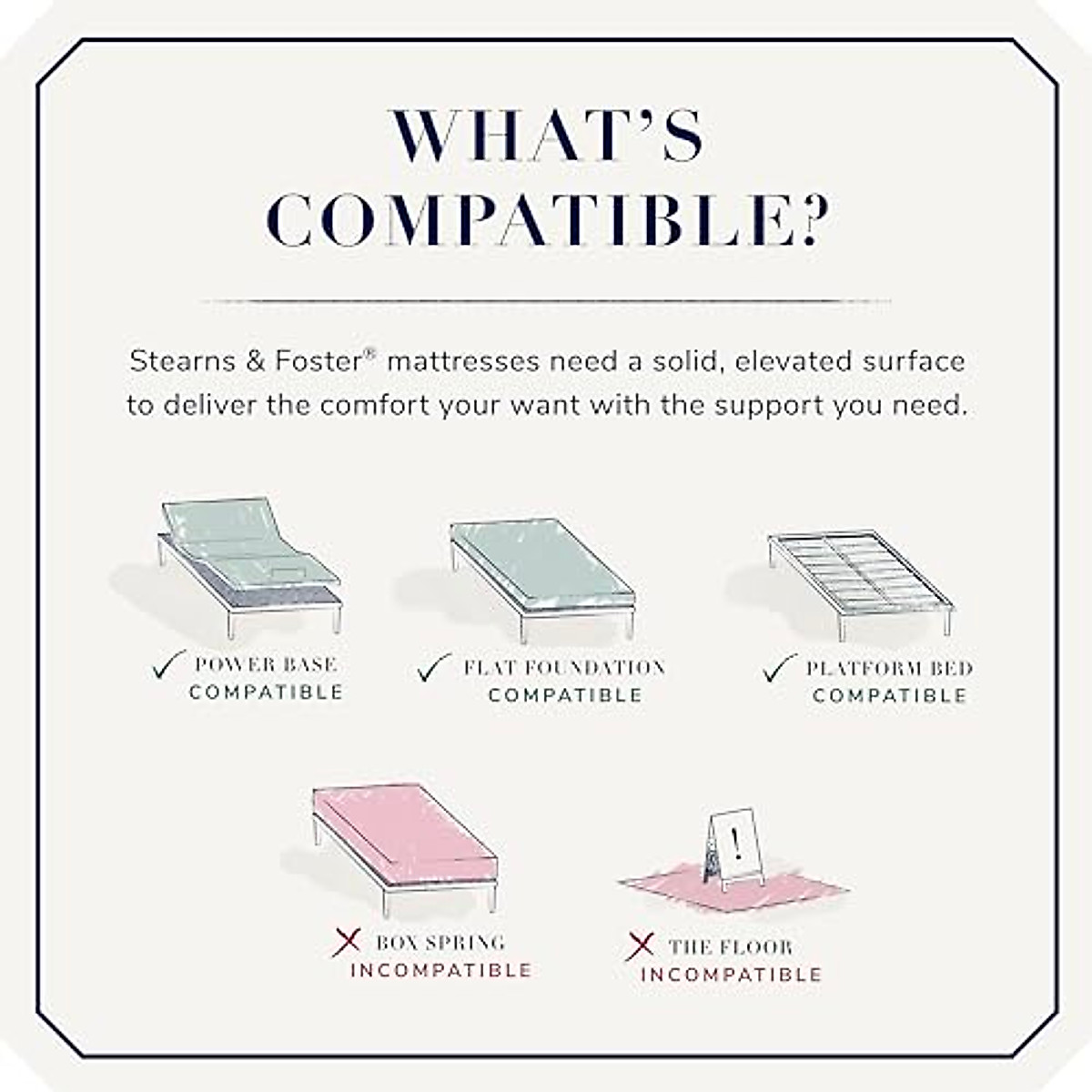 Stearns & Foster Lux Estate Medium Pillow Top Mattress, King