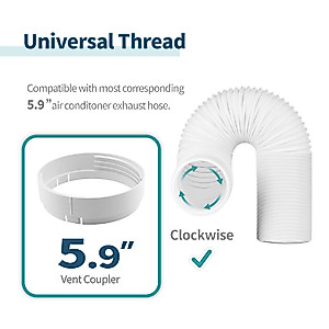 Park Sung Portable Air Conditioner Window Seal Plates Kit for Exhuast Hose Couplers of 5.1''/130 mm, Compatible with 43cm -120cm/ 16.9 inches- 47.2'' Length Horizontal or Vertical Windows,3 X Boards