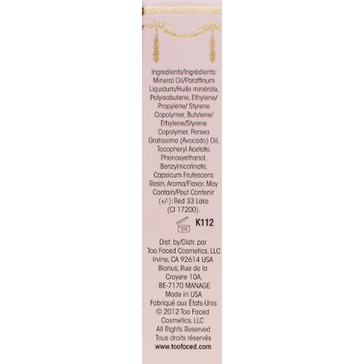 Too Faced Lip Injection Power Plumping Lip Gloss for Women, 0.14 Ounce