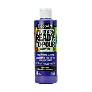 Deco Art DecoArt FluidArt Ready-To-Pour Acrylic Paint 8oz-Blue Violet