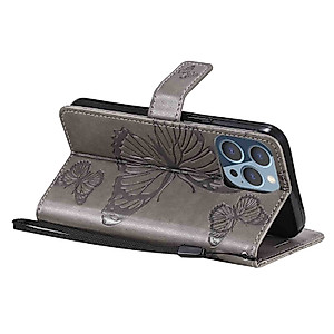 Fansipro Phone Cover Wallet Folio Case for LG V20, Premium PU Leather Slim Fit Cover for LG V20, 2 Card Slots, Exact fit, Gray