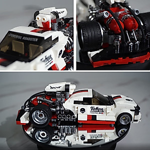 YOUHODA Sports Car Building Blocks Kits Engineering Race Car Toy Set for Kids & Teens, Collectible Model Cars Set to Build, 1:24 Scale Sports Car Model (436Pcs)