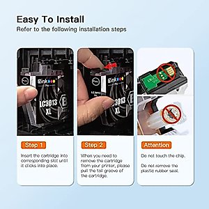 E-Z Ink Pro LC3013BK LC3011BK Compatible Ink Cartridge Replacement for Brother LC3013 LC3011 LC-3013 Compatible with MFC-J491DW MFC-J497DW MFC-J895DW MFC-J690DW (2 Black)