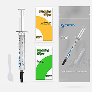 Thermal Paste, Heatsink Paste, Thermal Compound Paste for CPU Coolers GPU IC Processor High Performance CPU Thermal Paste 3g