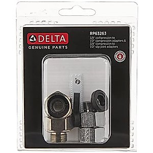Delta Faucet RP63263, Chrome,1/2' x 3/8'