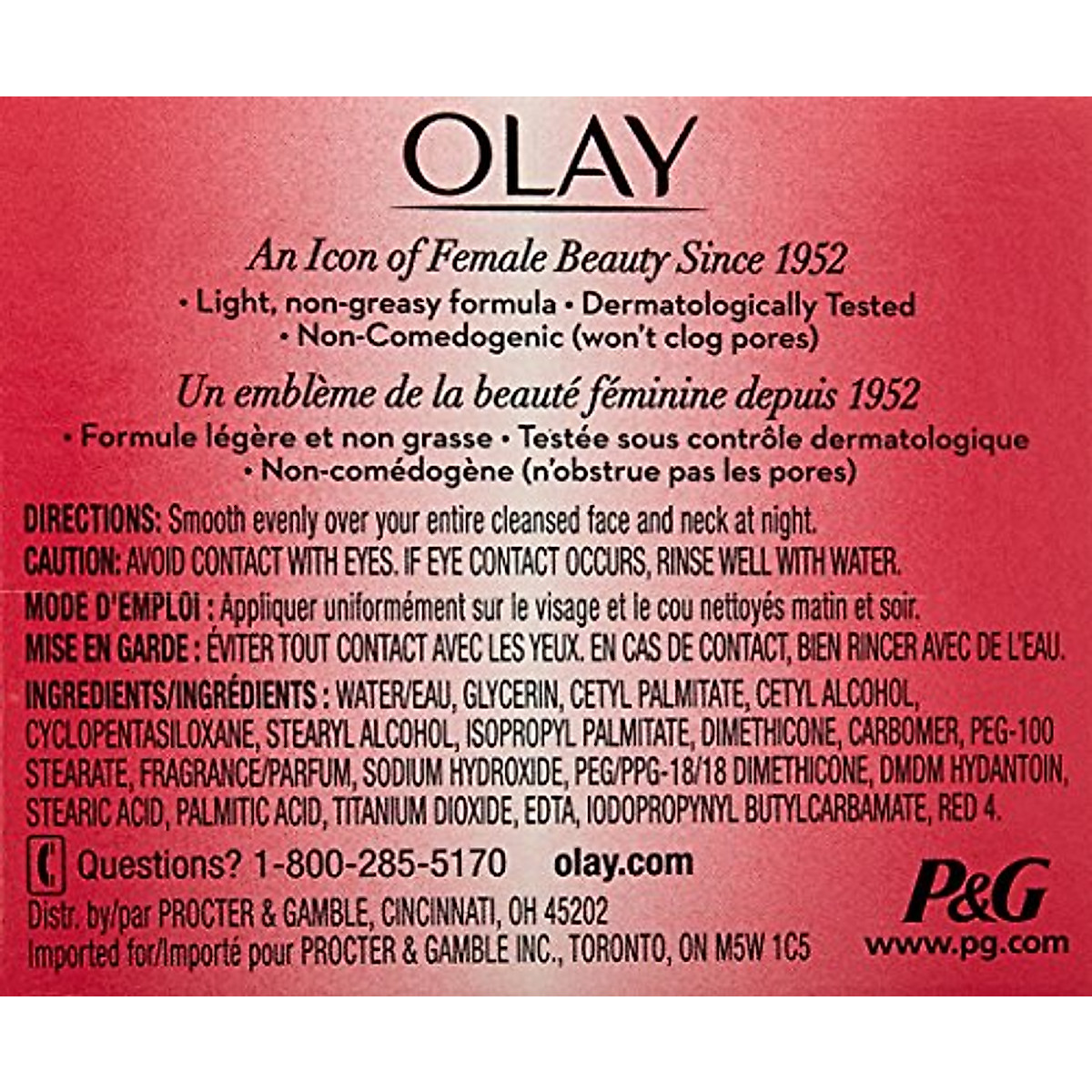 OLAY Night of OLAY Firming Cream 2 oz (Pack of 2)
