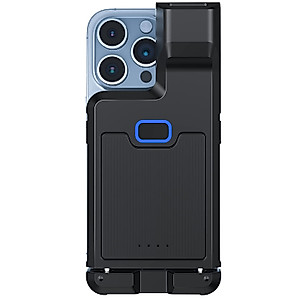 Alacrity QR Code Scanner Bluetooth Android Barcode Scanner, Wireless Adjustable Back Clip Phone Bar Code Scanner with 3000mAh Rechargeable Battery ompatible with Android, iOS, iPad,iPhone